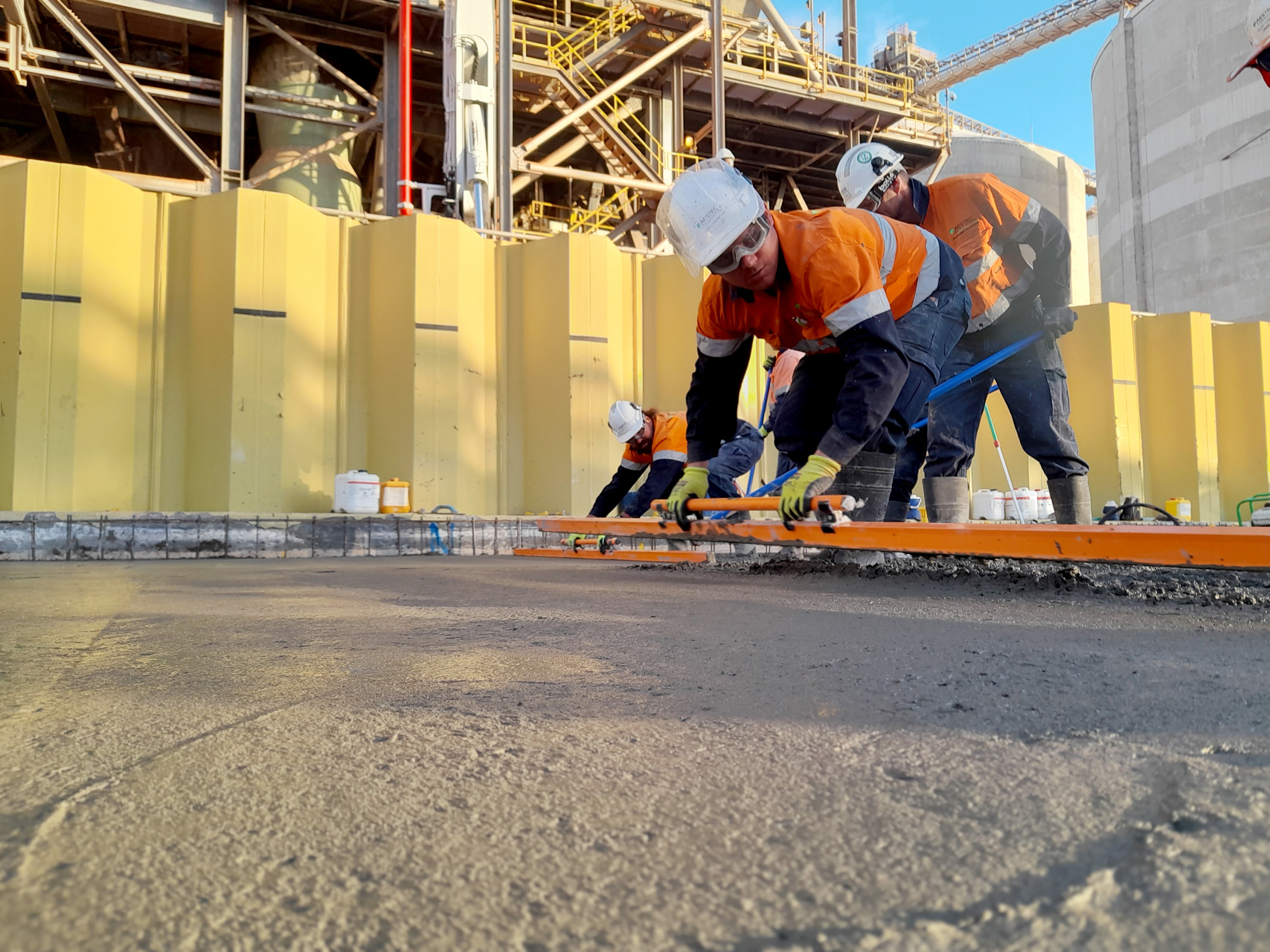 Hydrate stockpile concrete & civil - Aestec Services